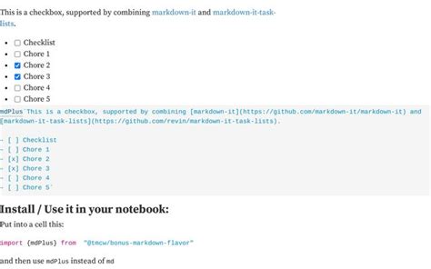 Enable Task Lists In Markdown Feedback The Observable Forum