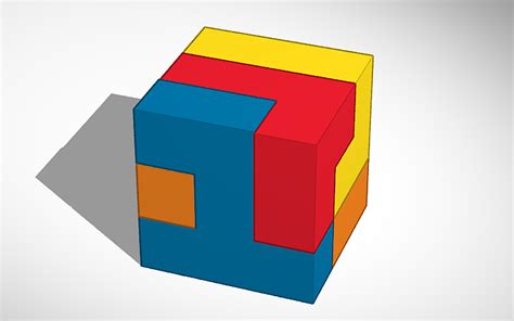 3d Design 3d Cube Puzzle Tinkercad