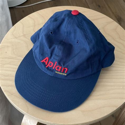 Ader Error Navy Aplan Cap Gently Worn Excellent Depop