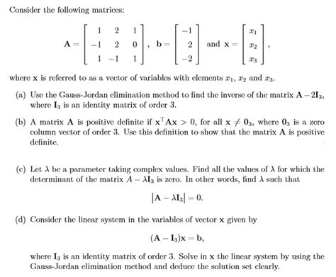 Solved Consider The Following Matrices 1 2 1 11 1 2 0 B 2