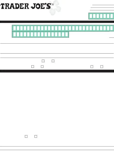 Free Trader Joe S Application Template In PDF LegalDocsTemplates Com