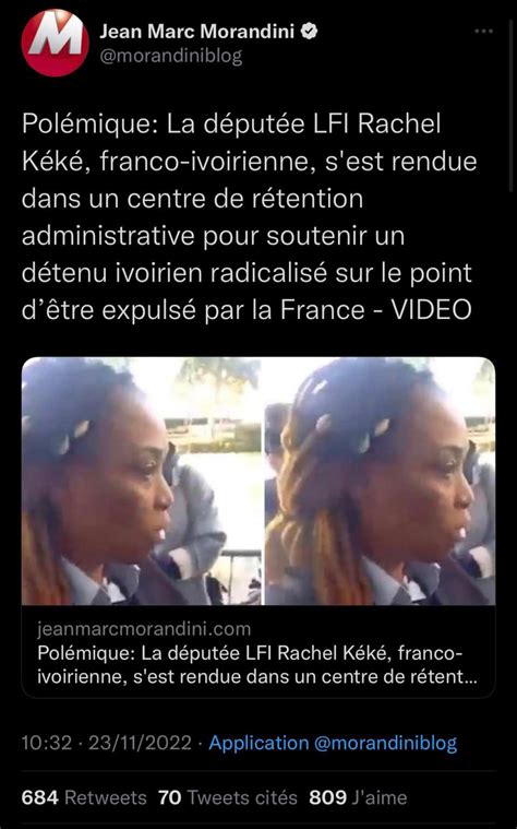 Le Député étranger Lfi Rachel Kéké Montre Quel Est Son Camp Contre Info