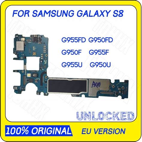 G955F 64 Go Carte mère 64 Go 100 originale débloquée pour Samsung
