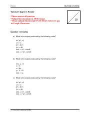 Csc Tutorial Pointer Pdf Csc Chapter Pointer Tutorial Chapter Pointer Please