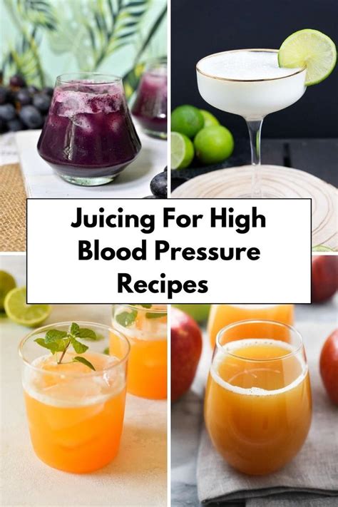 Juicing For High Blood Pressure Recipes