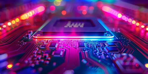 Enhancing Aesthetics And Performance With Led Lights Around Processor Concept Led Lights