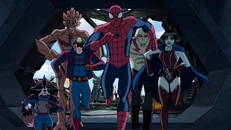 Spider Man Guardians Star In Ultimate Team Up