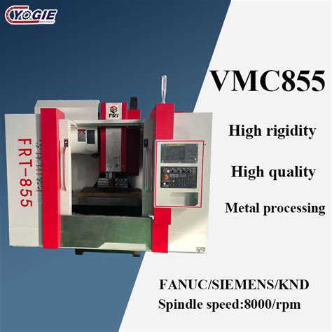 fanuc controller vmc855 8000rpm 3 axis machinery metal milling cnc