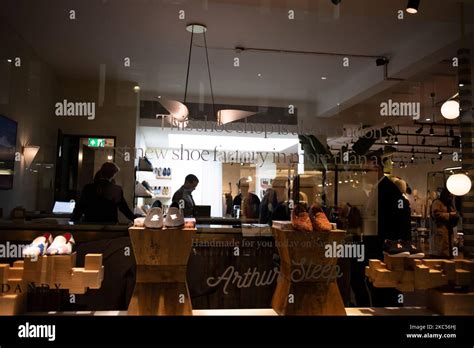 Savile Row At Night Time Street Renowned For Its Traditional Bespoke