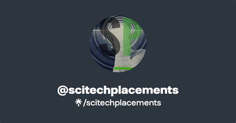 Scitechplacements Twitter Instagram Facebook Tiktok Linktree