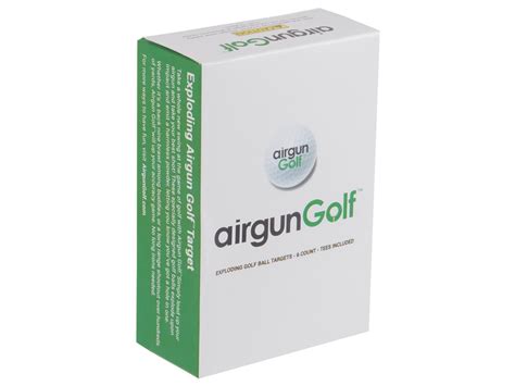 Airgun Golf Exploding Golf Ball 6ct Pyramyd Air
