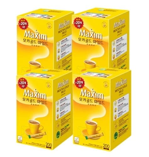 맥심 모카골드 마일드 커피믹스 200t 180입 20t X 4개 티몬