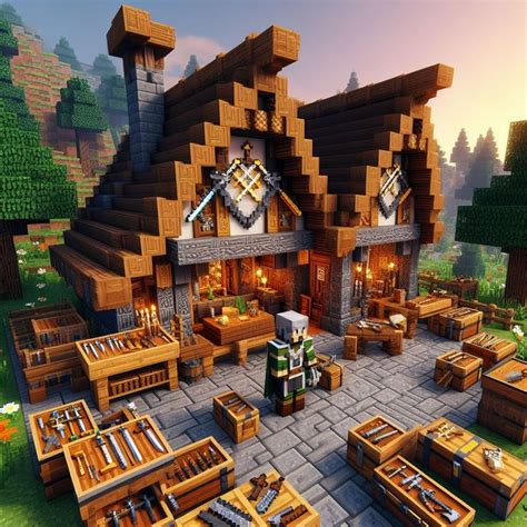 Weaponsmith House Minecraft
