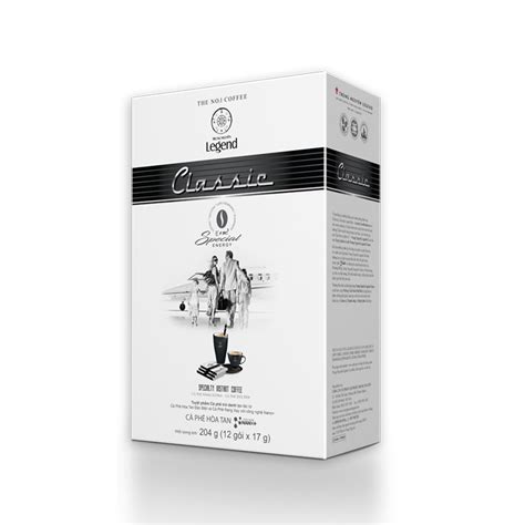 Cà Phê Hòa Tan Legend Classic 12 Gói17gr