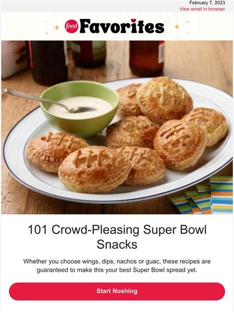 Food Network Our 101 Most Popular Super Bowl Snacks Milled