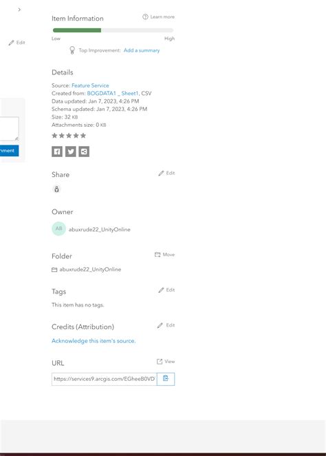 Unable To Create Map Tour From Feature Service Esri Community