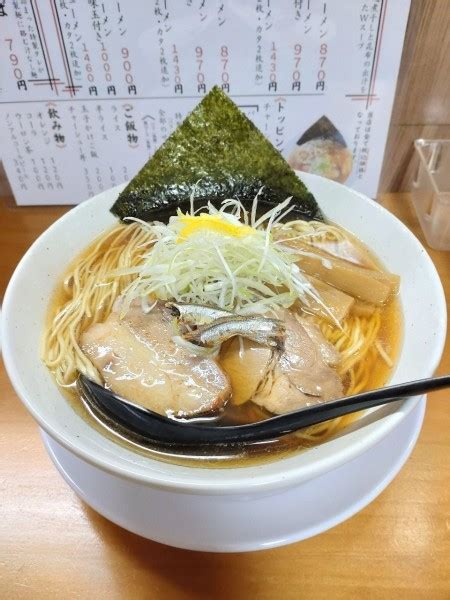 『醤油煮干しラーメン大盛』煮干しラーメン つかさのレビュー ラーメンデータベース