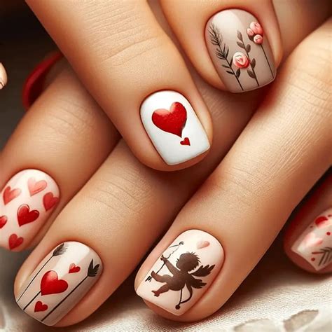 مدل‌ جدید طراحی ناخن ولنتاین 2024 برای خانم های خوش سلیقه