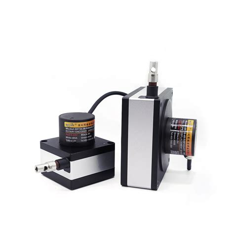 waterproof rs422 modbus rtu linear draw wire and cable displacement