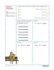 Master The Order Of Operations PEMDAS Acronym And Solving Course Hero