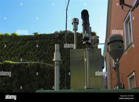 Lederstrasse Air Monitoring Station Measurement Of Air Values Exhaust