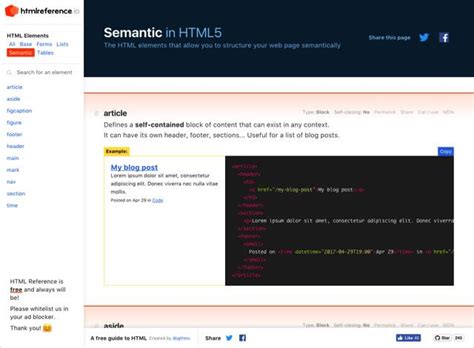 Html Reference 網頁開發者必備手冊！ 每日頭條