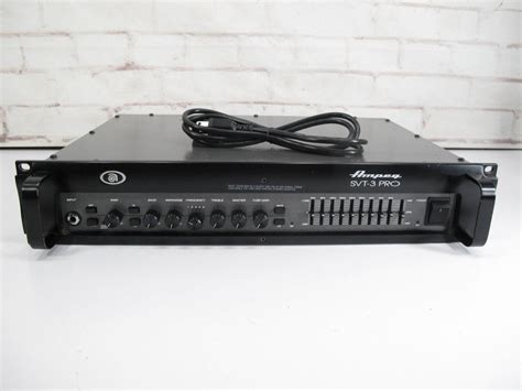 Ampeg Svt 3 Pro 450 Watt Rack Mount Bass Amp Head Usa Made Zeereez