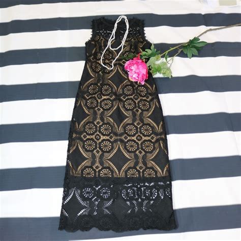 Nanette Lepore Dresses Nwt Nanette Lepore Black Lace Overlay Dress