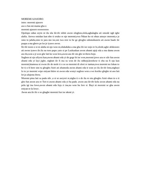 Moremi Pdf