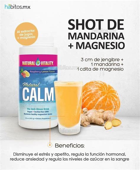 Shot De Mandarina Magnesio Jugos Naturales Jugos Saludables Jugos