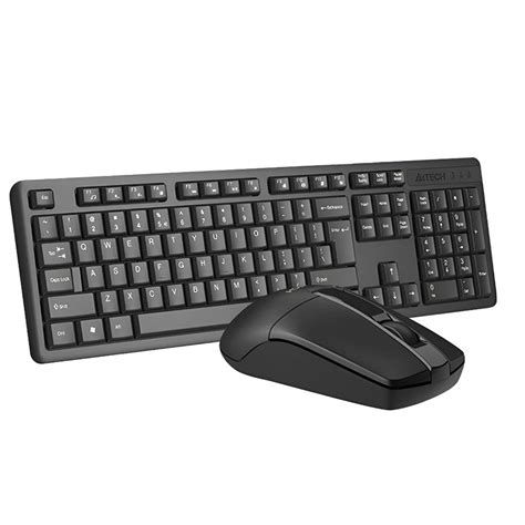 A4tech 3330ns Wireless Keyboard Mouse Combo English And Arabic