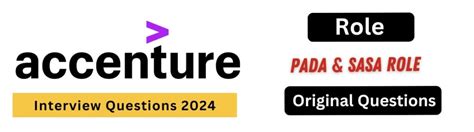 Accenture Interview Experiences 2024 Pada Role Tips And Tricks
