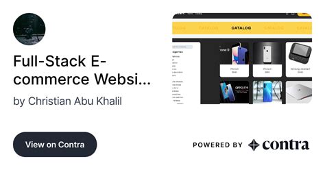 Full Stack E Commerce Website Built With Nextjs And Tailwindcss By Christian Abu Khalil