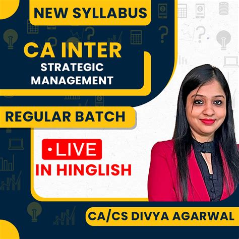 Cacs Divya Agarwal Strategic Management Live Regular Combo Classes For