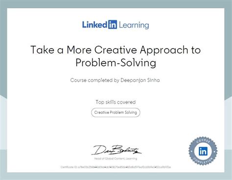 Deepanjan S On Linkedin Problemsolving Creativity Creativethinking