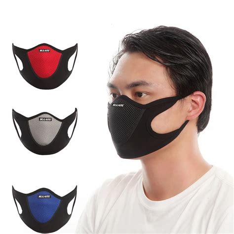 Outdoor Winter Womens Cycling Mask Half Face Mask Dust Anti Pollution