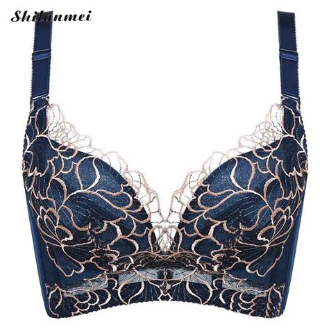 Plus Size 95f Sexy Lace Push Up Bra Cotton Brassier Summer Top Female