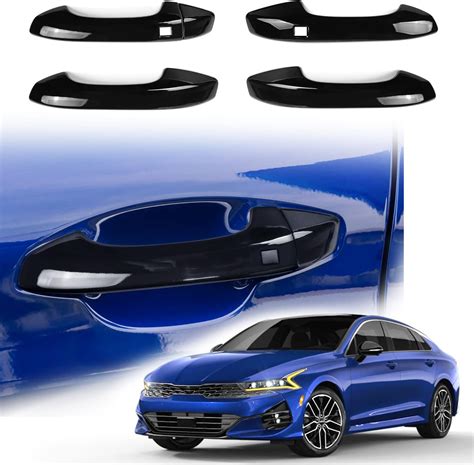 Amazon XQSMWF Gloss Black Door Handle Cover W 2 Smart Keyhole