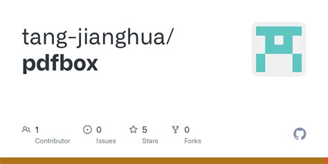 Github Tang Jianghuapdfbox