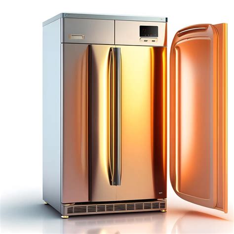 Premium Photo Fridge Isolated On White Background