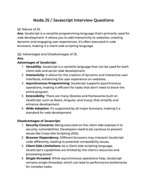 Js Interview Questions 1 Pdf Java Script Parameter Computer