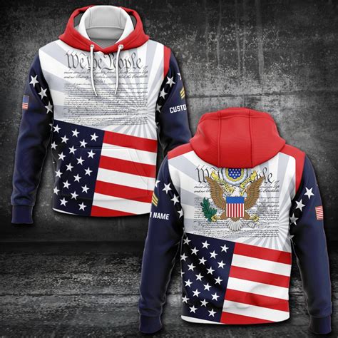 Us Army Hoodie Proud Us Veteran