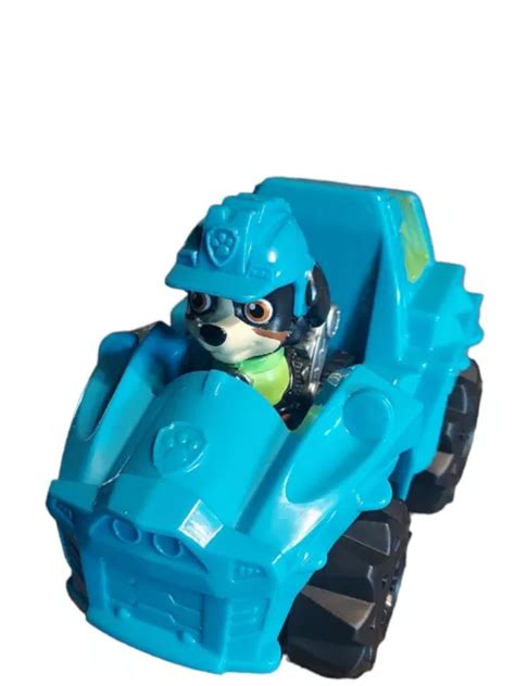 Paw Patrol Rex Dino Rescue Vehicle Figurine Set Wheelchair Dog £1578