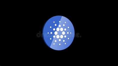 Logo Cardano Cryptocurrency Animated Stock Video Video Of Currency