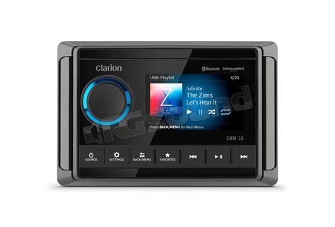Clarion CMM30 Sorgenti Per La Nautica E Accessori Radio E Monitor