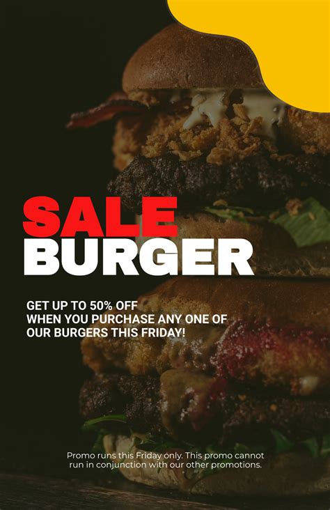 Free Food Advertisement Poster Template To Edit Online