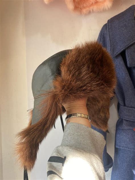 천연가죽 모피 러시아 군인모자 우샨카 세컨웨어헬로마켓