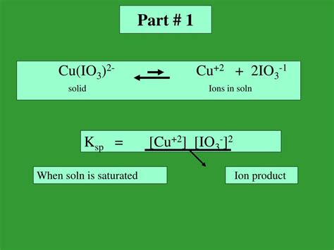Ppt K Sp Solubility Constant Experiment 31 Powerpoint