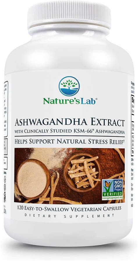 Natures Lab Ashwagandha Extract Ksm 66 5 Withanolides