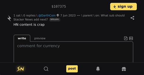 Reply On What Sub Should Stacker News Add Next Stacker News ~bitcoin